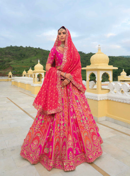 Beautiful Traditional Designer Elegant Pink Embroidery Work Cut Work S ...